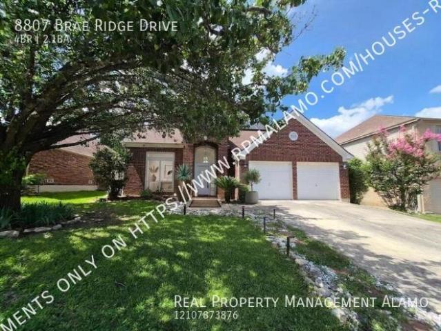 4 Br, 3 bath, Single Family 8807 Brae Ridge Drive