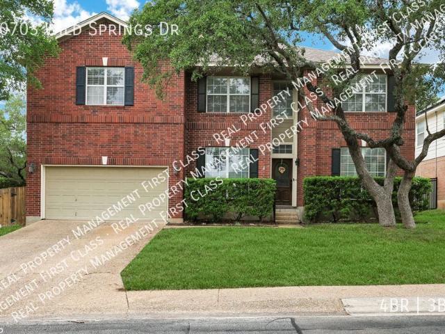 4 BR, 3 BA corner lot in gated community off 281 & Evans Rd!