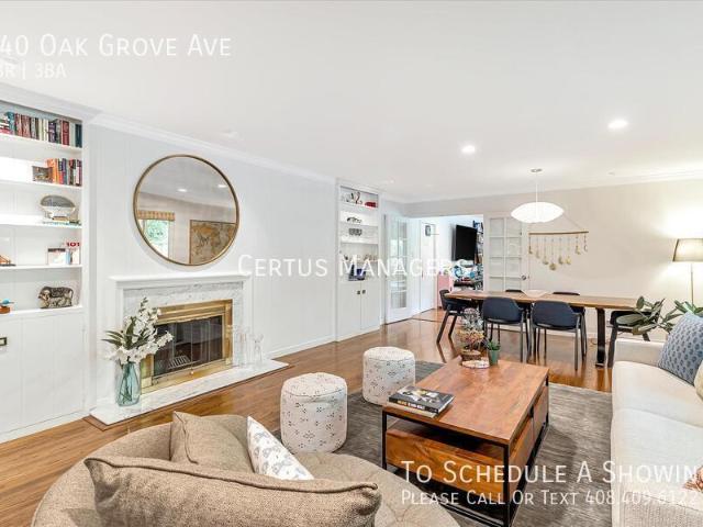 4 BR, 3 BA Apartment 240 Oak Grove Ave, Atherton, CA 94027