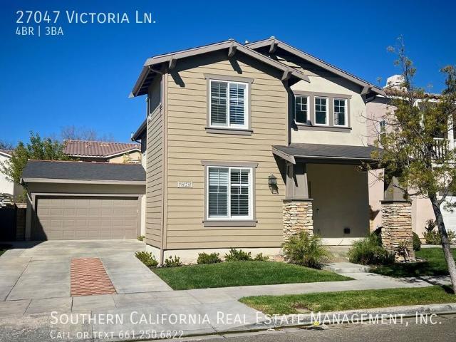 4 BR, 3 BA Apartment 27047 Victoria Ln Santa Clarita, CA 91355