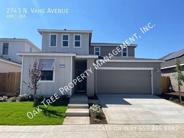 4 BR, 3 BA Apartment 2743 N. Vahe Avenue, Fresno, CA 93737