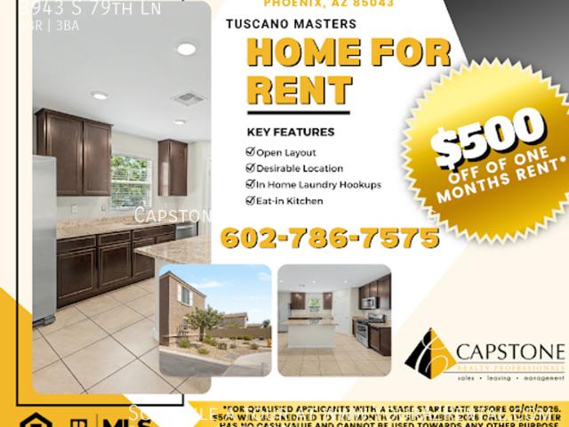 4 BR, 3 BA Apartment 3943 S 79th Ln, Phoenix, AZ 85043