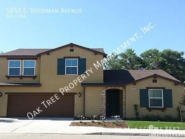 4 BR, 3 BA Apartment 5853 E. Voorman Avenue, Fresno, CA 93727
