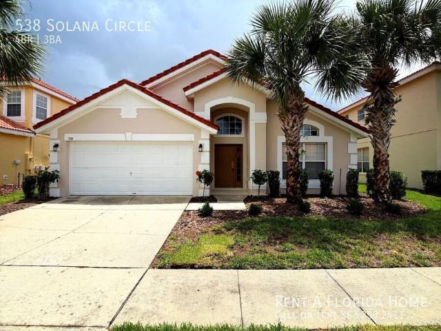 4 BR, 3 BA Apartment 538 Solana Circle, Davenport, FL 33897