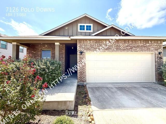4 BR, 3 BA Apartment 7126 Polo Downs, San Antonio, TX 78218