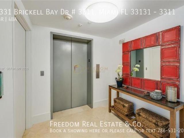 4 Br, 4 bath, Condo 1331 Brickell Bay Dr
