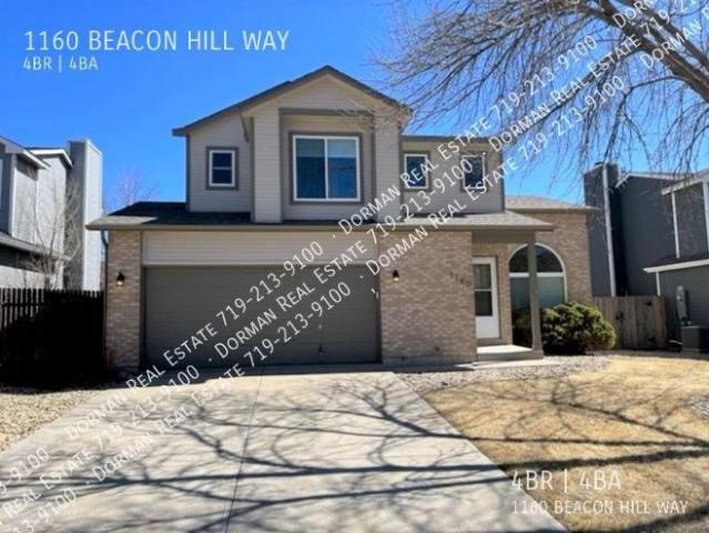4 Br, 4 bath, Single Family 1160 Beacon Hill Way