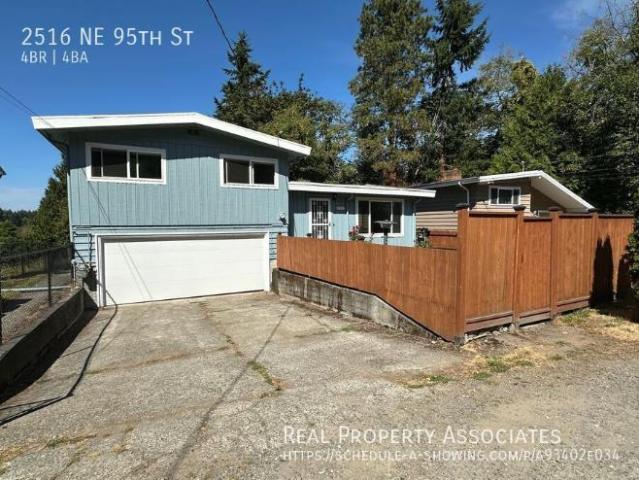 4 Br, 4 bath, Single Family 2516 NE 95th St