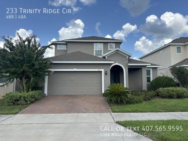4 Br, 4 bath, Single Family 233 Trinity Ridge Cir