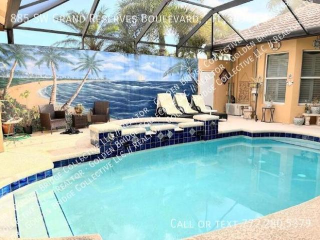 4 Br, 4 bath, Single Family 885 SW Grand Reserves Boulevard
