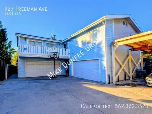 4 Br, 4 bath, Single Family 927 Freeman Ave