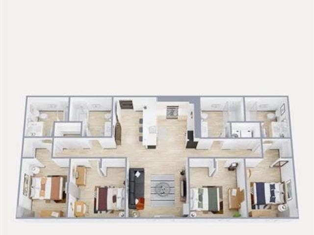 4BDR/4BTH APT FOR SUBLEASE/LEASE
