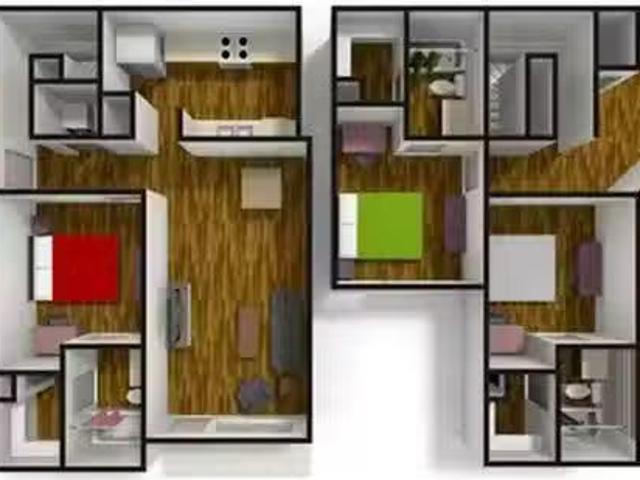 4x4 Townhome Room in 4 Bedroom 4 Bathroom