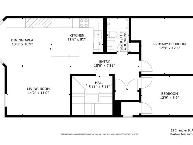 53 Chandler St, Unit 3, Boston, MA 02116 | MLS #73500