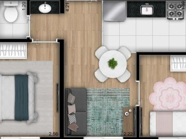 500m da Estação e Shopping Tucuruvi Minha casa Minha vida 2 dorms c/ lazer