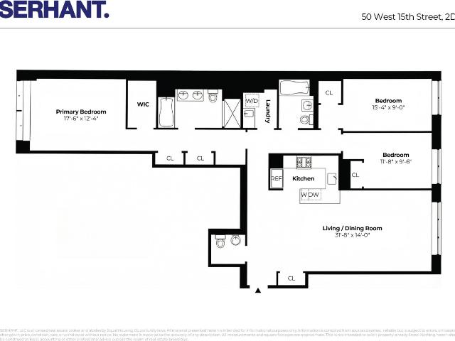 50 West 15th Street, Unit 2D