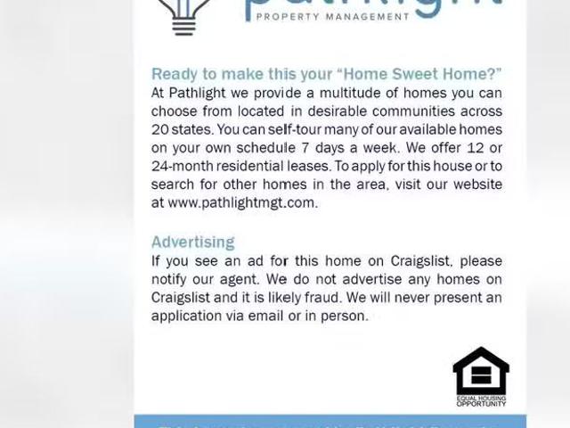 50% off first full months base rent when you move 276 Partrid.