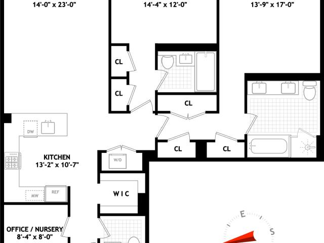 50 Riverside Boulevard, Unit 3H | Compass