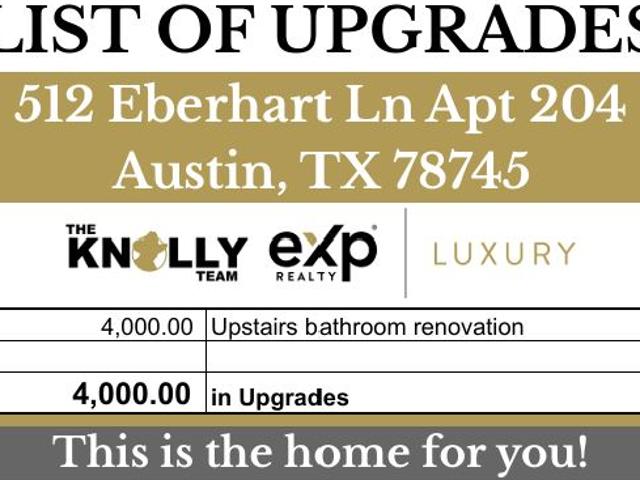 512 Eberhart Ln, Unit 204, Austin, TX 78745 | MLS #8825