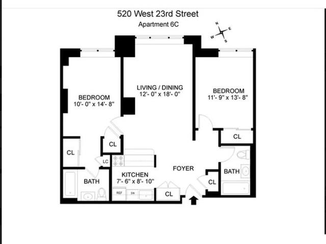 520 W 23rd St Apt 6C, Manhattan, NY 10011