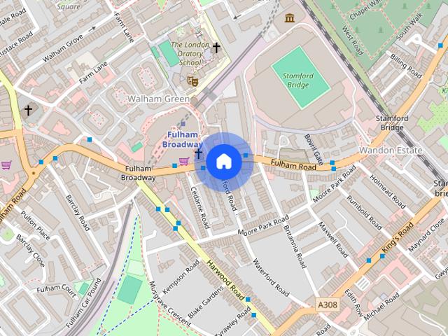 525 527 Fulham Road, London, SW6