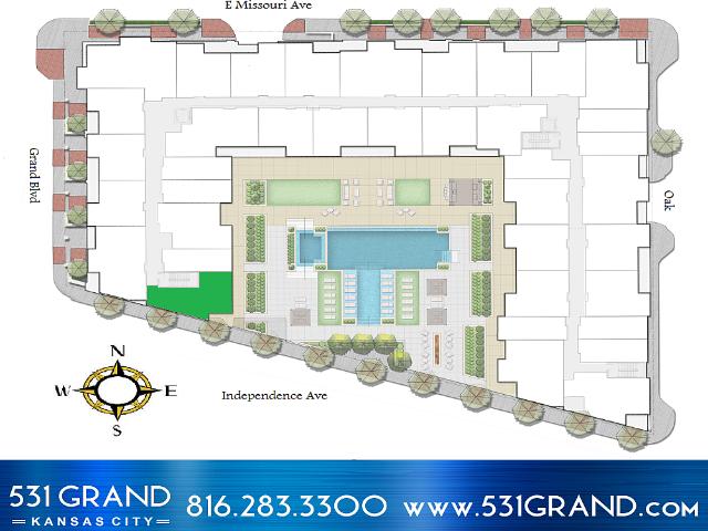 531 Grand 1 Bedroom Apartment for Rent at 531 Grand Blvd, Kansas City, MO 64106 River Market