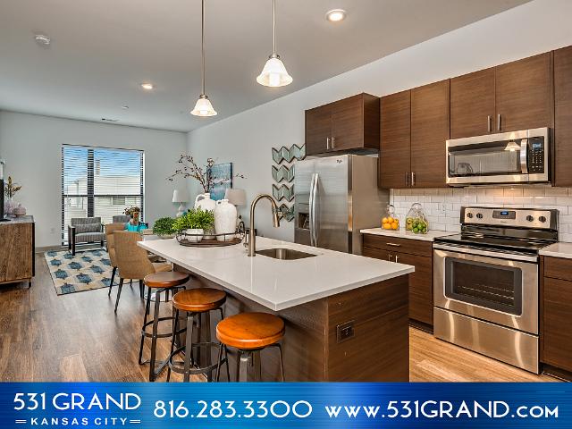 531 Grand Studio Apartment for Rent at 531 Grand Blvd, Kansas City, MO 64106 River Market