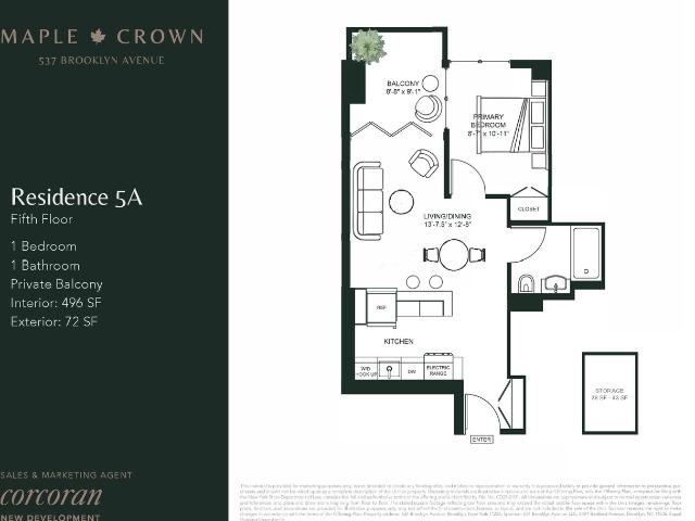 537 Brooklyn Avenue, Unit 5A