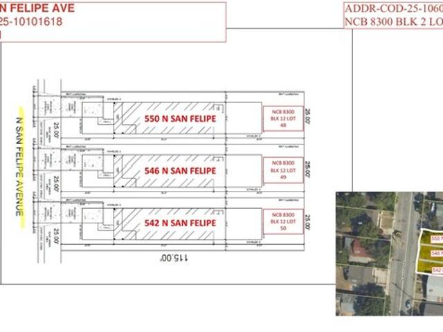 538 N San Felipe Ave Lot 48 50, 1, San Antonio, TX 78228