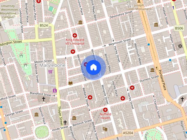 54 Wimpole Street, Marylebone, London, W1G