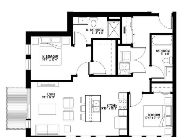 550 Ultra Lofts 1 Bedroom Apartment for Rent at 550 W Juneau Ave, Milwaukee, WI 53203 Haymarket
