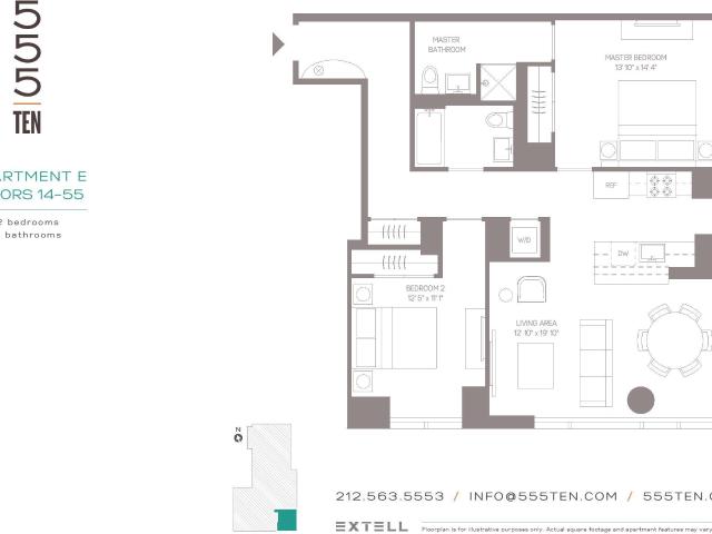 555 10th Avenue, Unit 48E | Compass