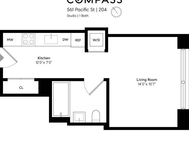 561 Pacific Street, Unit 204 | Compass
