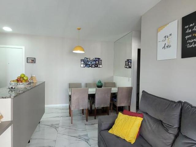 58m2, 2 Dormitórios 1 Vaga, Andar Alto