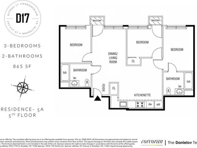593 E 17th St # 5A, Brooklyn, NY 11226