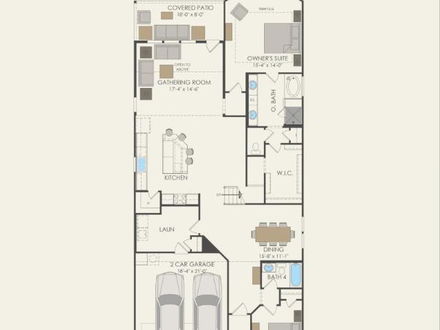 5 Bed, 4 Bath New Home plan in Liberty Hill, TX