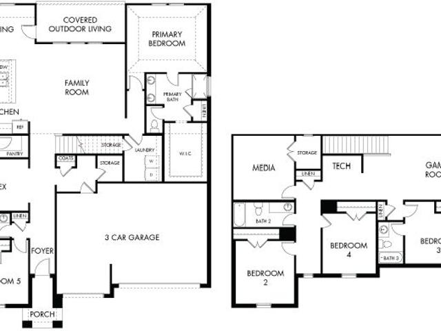 5 Bed, 4 Bath New Home plan in McKinney, TX