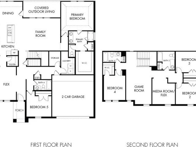 5 Bed, 4 Bath New Home plan in McKinney, TX
