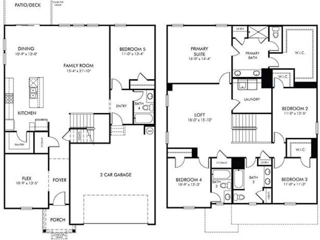 5 Bed, 4 Bath New Home plan in Smyrna, TN