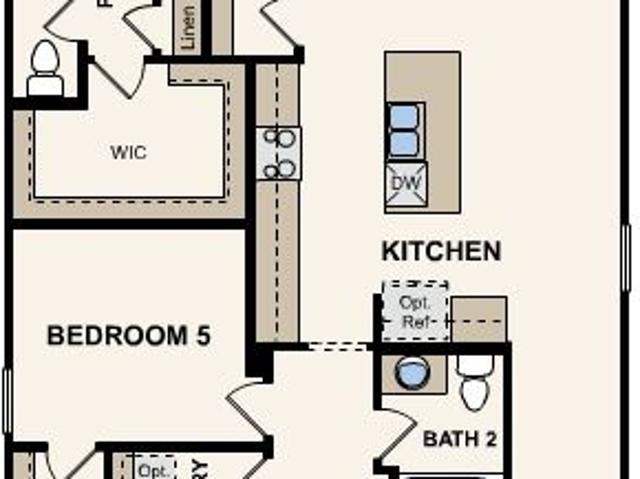 5 Bed, 2 Bath New Home plan in Conroe, TX