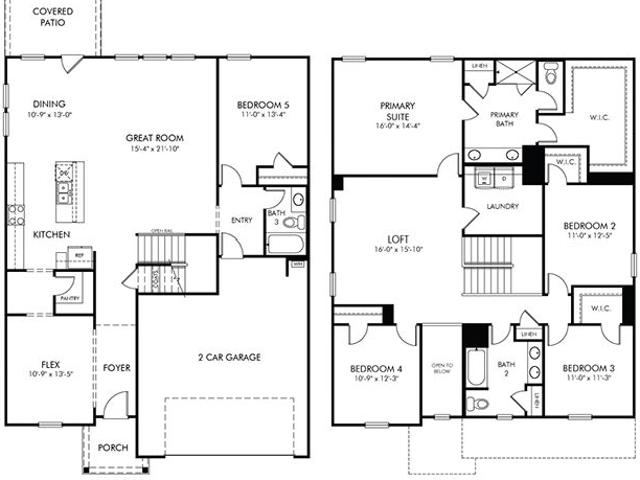 5 Bed, 2 Bath New Home plan in Pendergrass, GA
