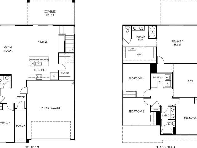 5 Bed, 3 Bath New Home plan in Tucson, AZ