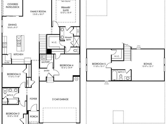 5 Bed, 3 Bath New Home plan in Clarksville, TN