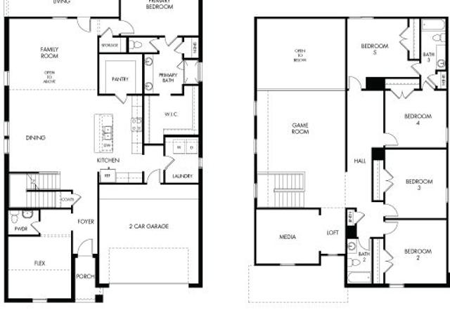 5 Bed, 3 Bath New Home plan in Fort Worth, TX