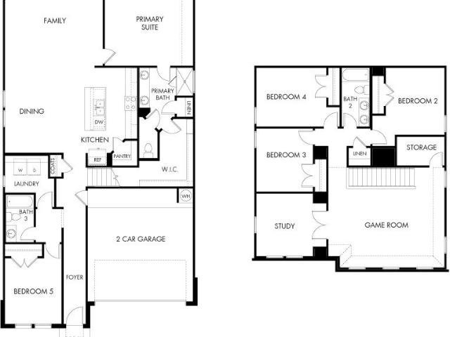 5 Bed, 3 Bath New Home plan in Georgetown, TX