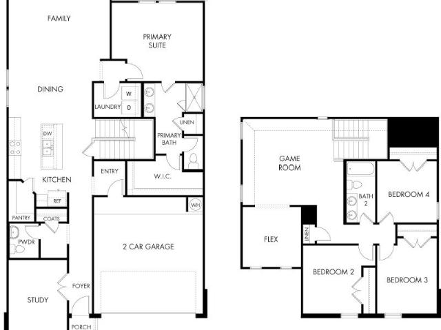 5 Bed, 3 Bath New Home plan in Georgetown, TX