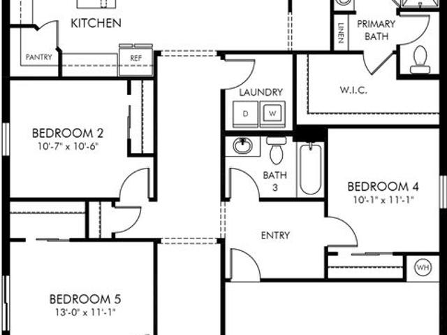 5 Bed, 3 Bath New Home plan in Groveland, FL