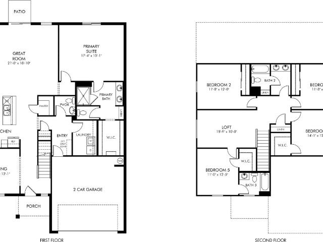 5 Bed, 3 Bath New Home plan in Groveland, FL