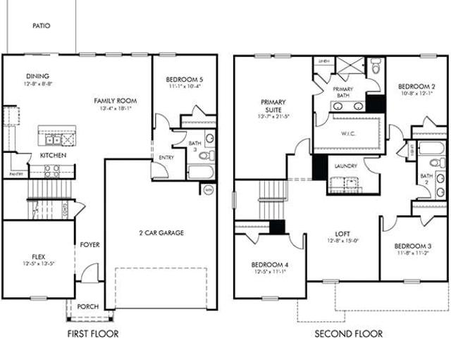 5 Bed, 3 Bath New Home plan in Hermitage, TN