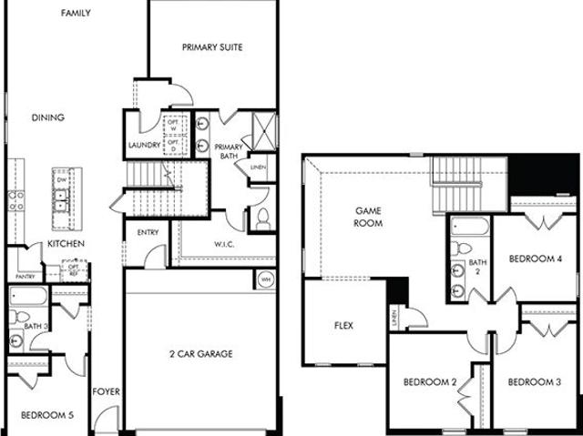5 Bed, 3 Bath New Home plan in Liberty Hill, TX